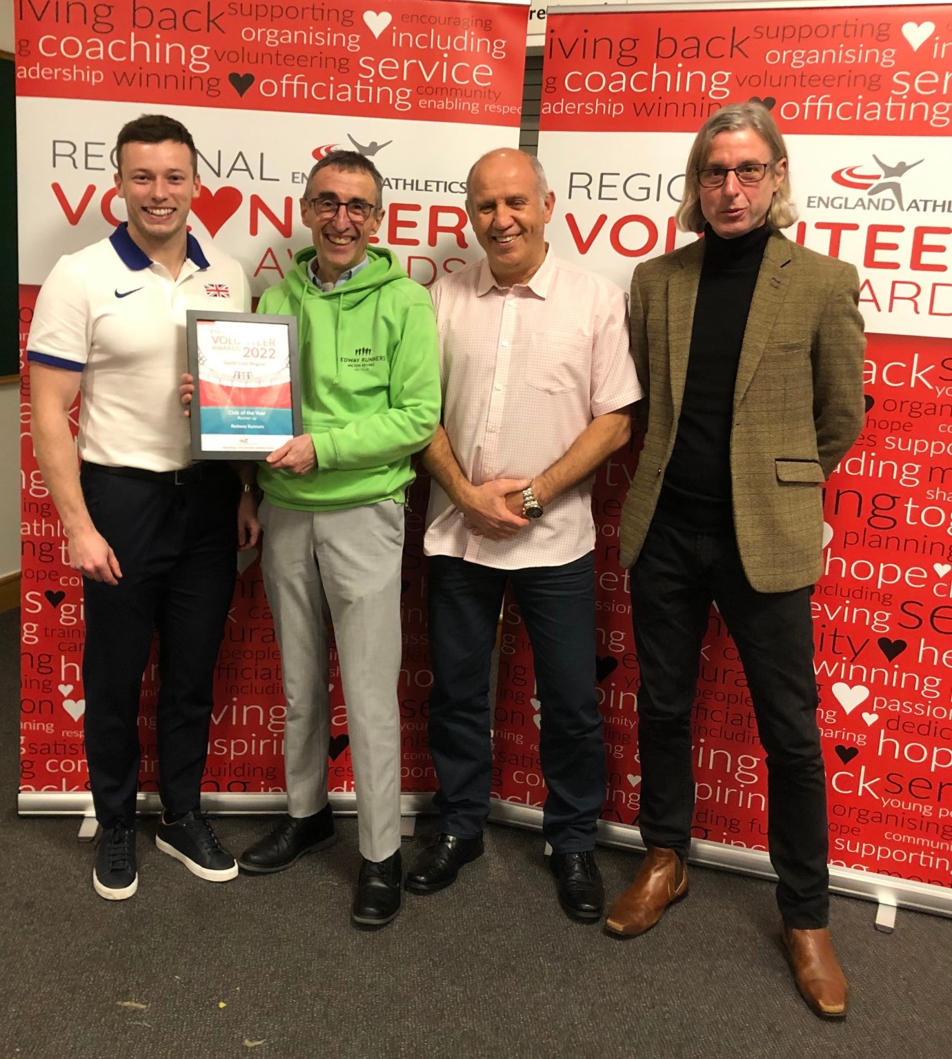 Redway Runners Scoop England Athletics Award!! - Redway Runners